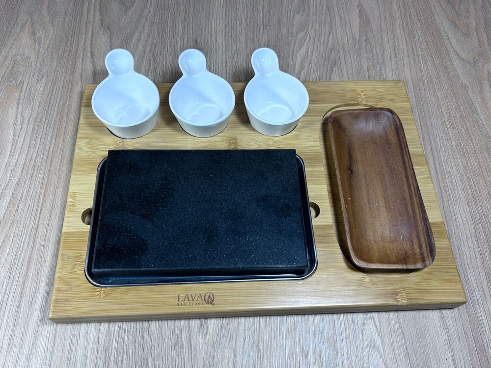 Lava BBQ Stone / Tischgrill für «Heisser Stein» (Gebraucht) in Männedorf für CHF 29 – mit ...