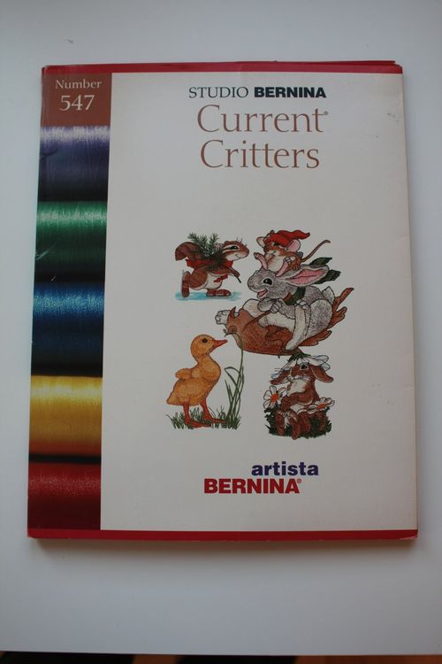 Stickkarte Current Critters für Bernina Artista (Gebraucht) in ...