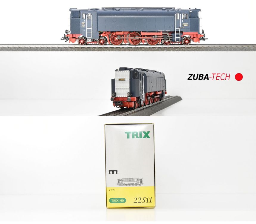 Trix 22511 Dampflok BR V 120 der DRG H0 GS Analog mit OVP (Gebraucht ...