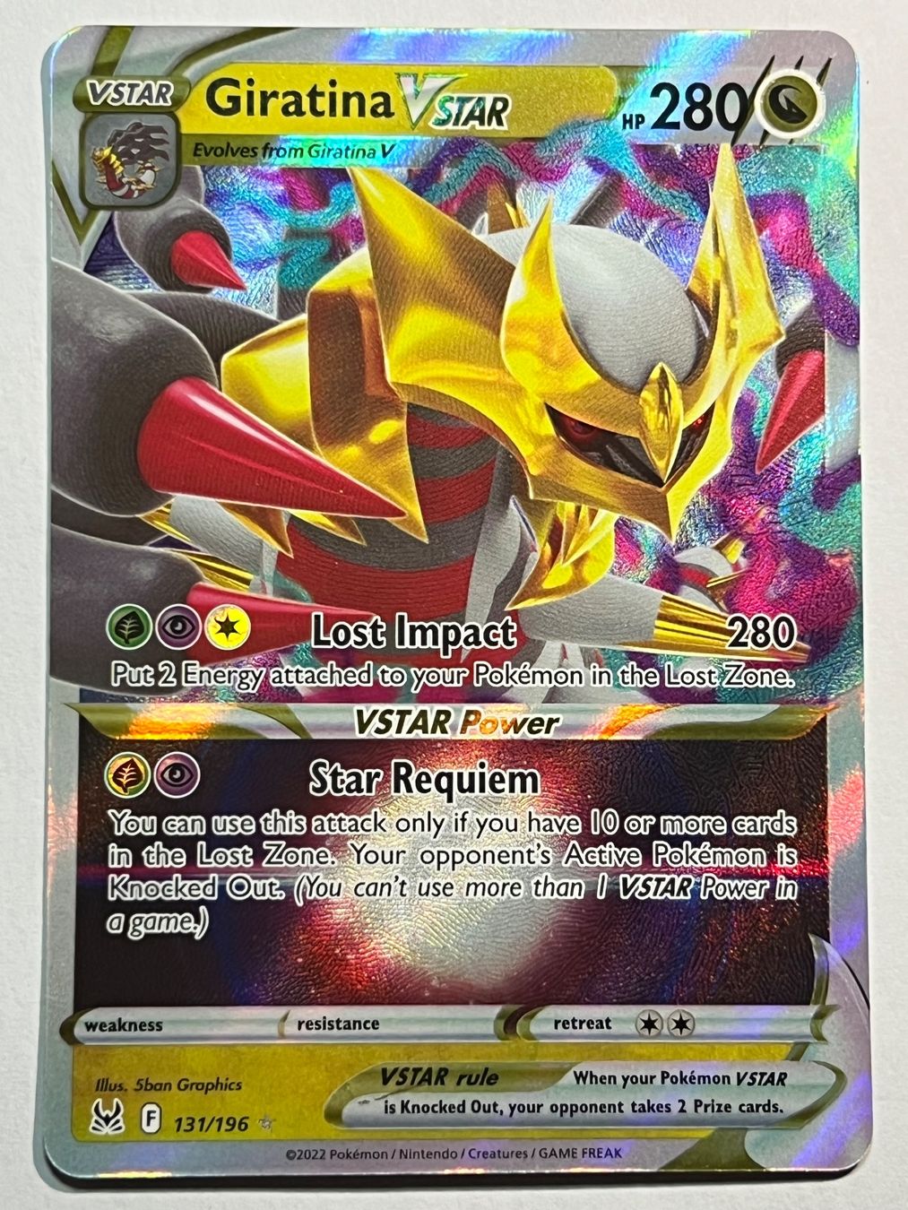Giratina VSTAR - 131/196 - 🇬🇧 (Gebraucht) in Langenthal für CHF 1 – mit ...