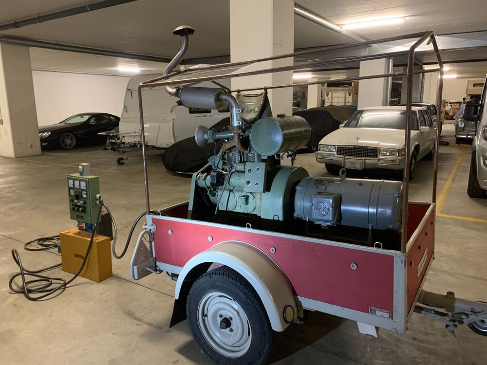 Notstrom-Aggregat mit Hatz-Diesel Generator 12.5 kVA Bj 1958 | Acheter ...