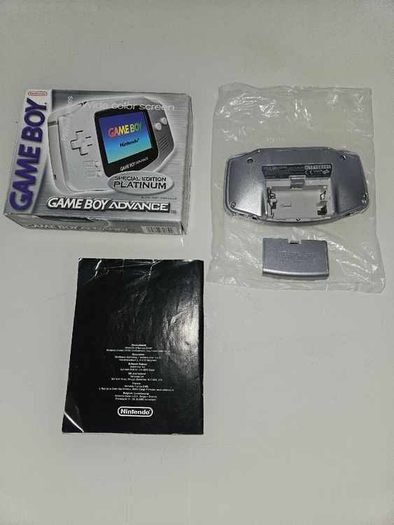 Game Boy Advance Platinum Special Edition OVP Top Zustand!!! (Neu ...