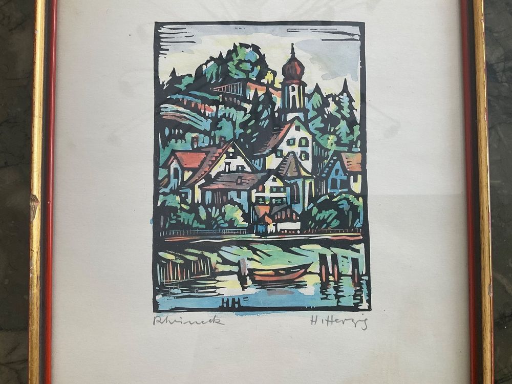 Heinrich Herzig original Holzdruck (Gebraucht) in Engelburg für CHF 51 – mit Lieferung auf ...