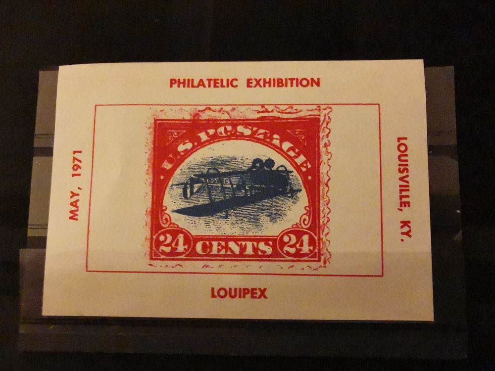 INVERTED JENNY FAKSIMILE PHILATELIC EXHIBITION HOUPEX 76 (Neu (gemäss ...