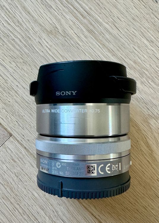 sony sel16f28 + VCL-ECU1 Ultra-Weitwinkel | Kaufen auf Ricardo