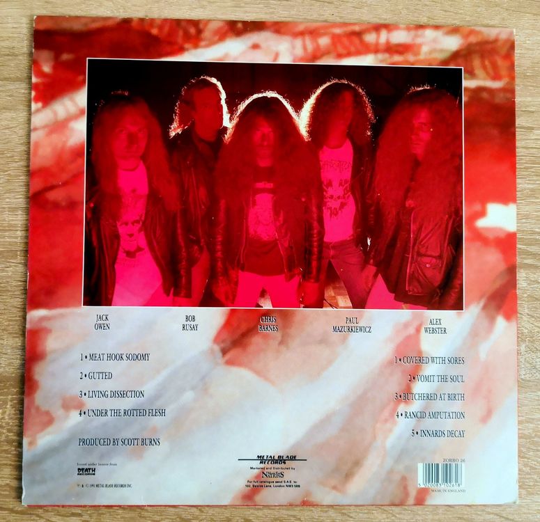 Vinyle Cannibal Corpse Butchered at Birth 1991 | Kaufen auf Ricardo