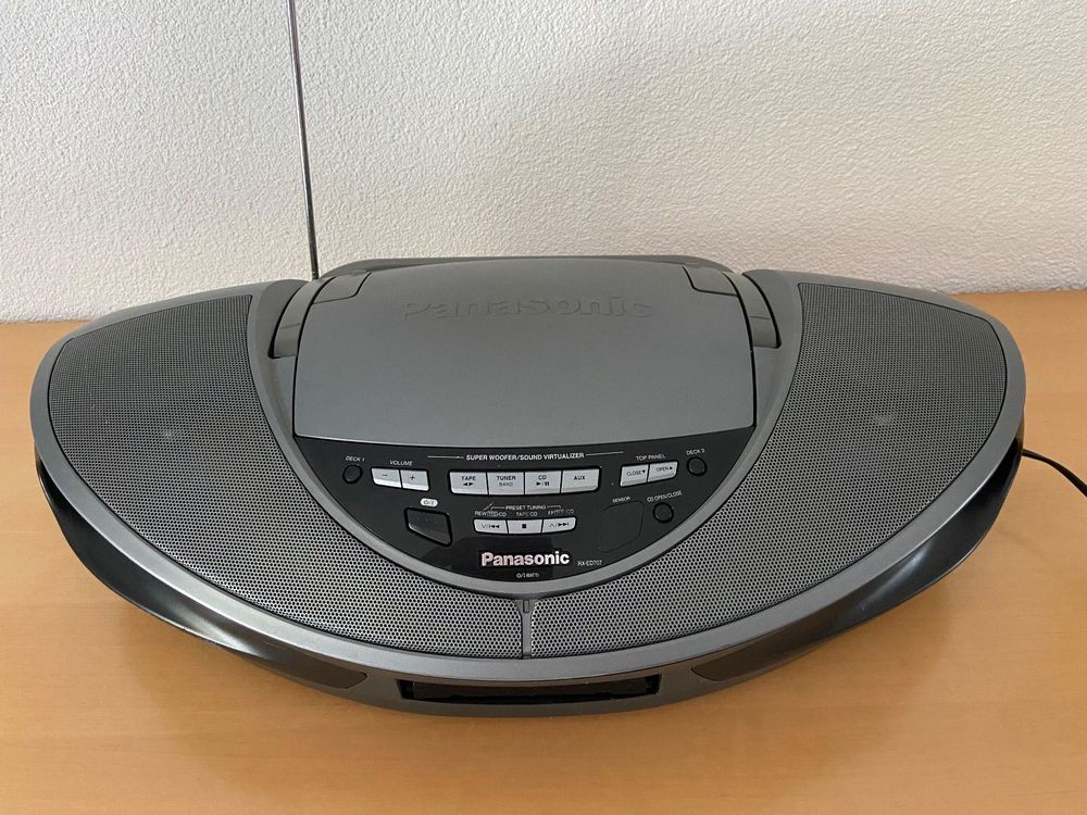 Panasonic Radio, Kassettenrecorder, AUX, Boombox RX- ED707 (Gebraucht ...