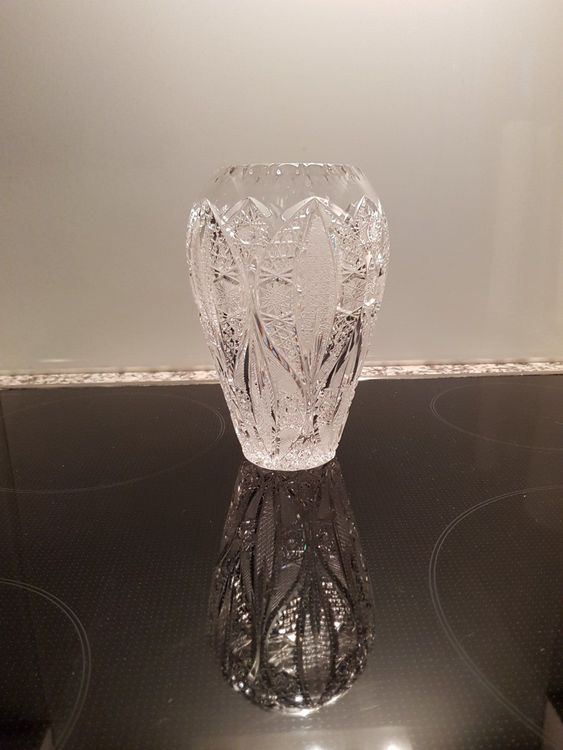 Kristall Vase Design-Klassiker Blumenvase Boehmia Vintage (Gebraucht ...