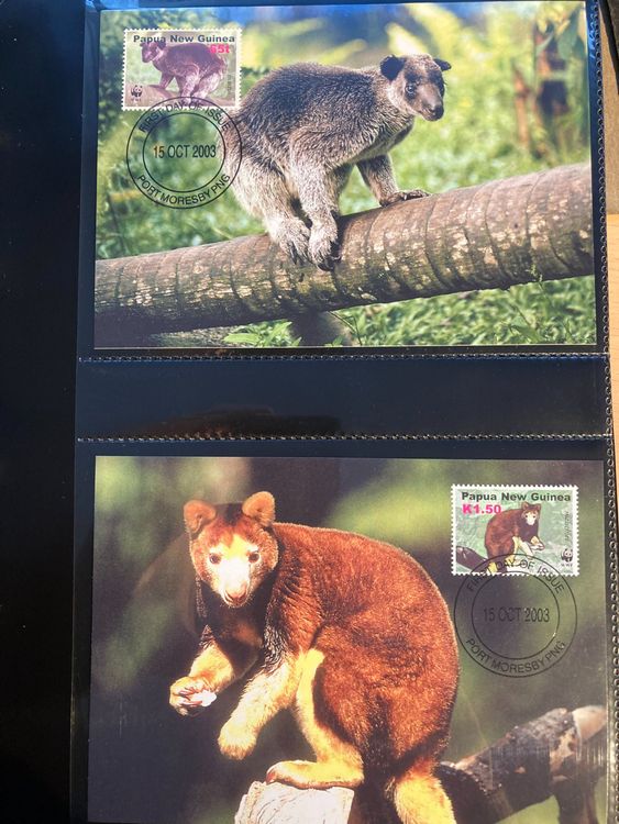 Papua Neuguinea 2003 Satz WWF Baumkänguru Maximumkarten (Neu (gemäss Beschreibung)) in Liestal ...