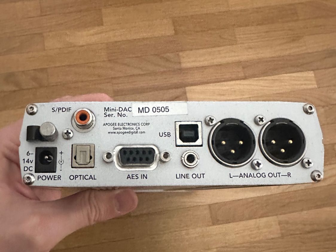 Apogee Electronics Mini-DAC – High-End Studio DAC (MD 0505) (Gebraucht ...