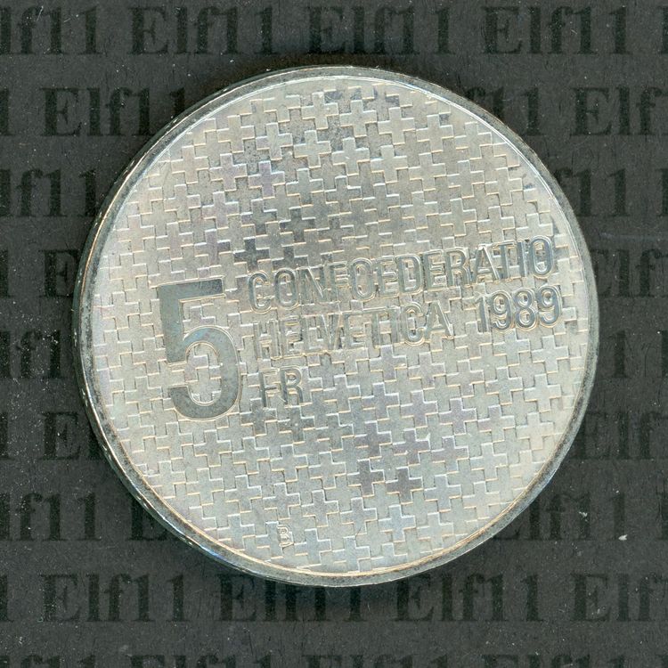 CHF___5.00 1989 General Guisan -stgl 5 Franken (Neu (gemäss Beschreibung)) in Widnau für CHF 11 ...