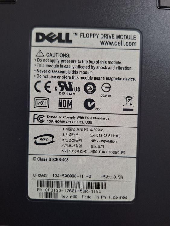 Dell Floppy Disk Drive - Rarität für Nostalgiker! Retro! (Gebraucht) in ...