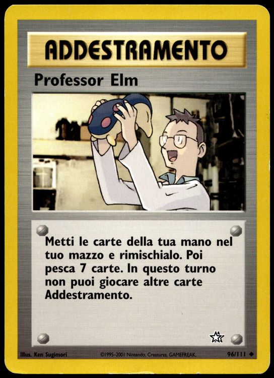 Professor Elm 96/111 Pokémon Neo Genesis ab 1.- | Kaufen auf Ricardo