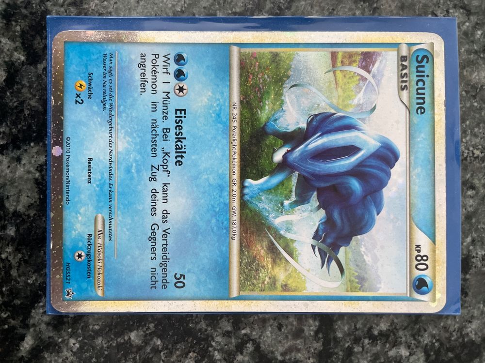 Suicune Holo Promo Karte (Gebraucht) in Hagendorn für CHF 5 – mit ...