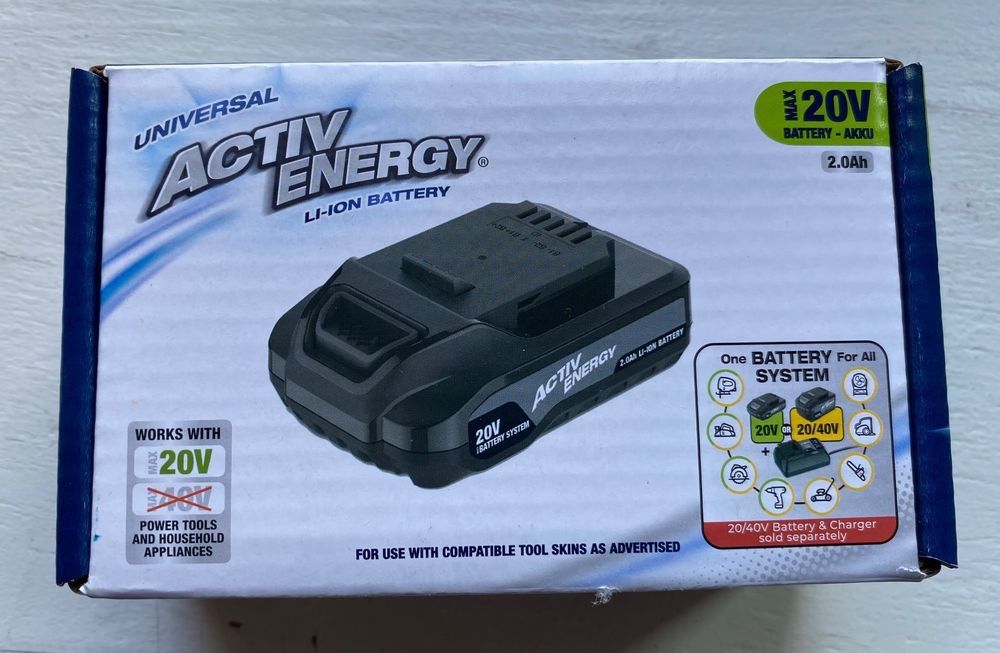 20 Volt - Universal ACTIV ENERGY Akku / LI-ION BATTERY (Neu und ...