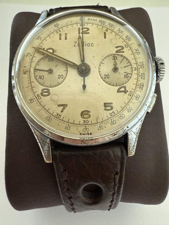 Vintage Zodiac Chronograph Swiss Landeron | Kaufen auf Ricardo