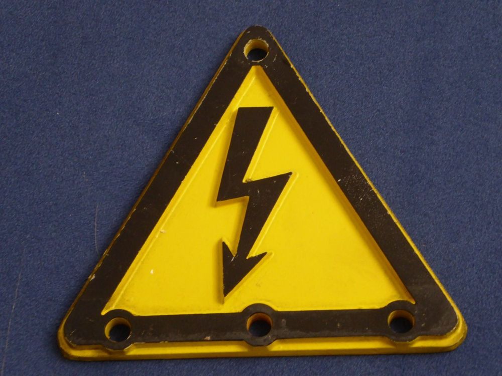 SBB Starkstromtafel original Alu Schild | Kaufen auf Ricardo