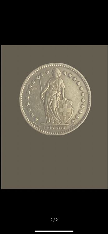 Silbermünze 1 Franken Helvetia 1916-B Schweiz | Kaufen auf Ricardo