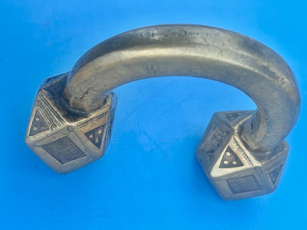 antiker Afrika Tuareg Messing-Schmuck schwerer Armreif | Kaufen auf Ricardo