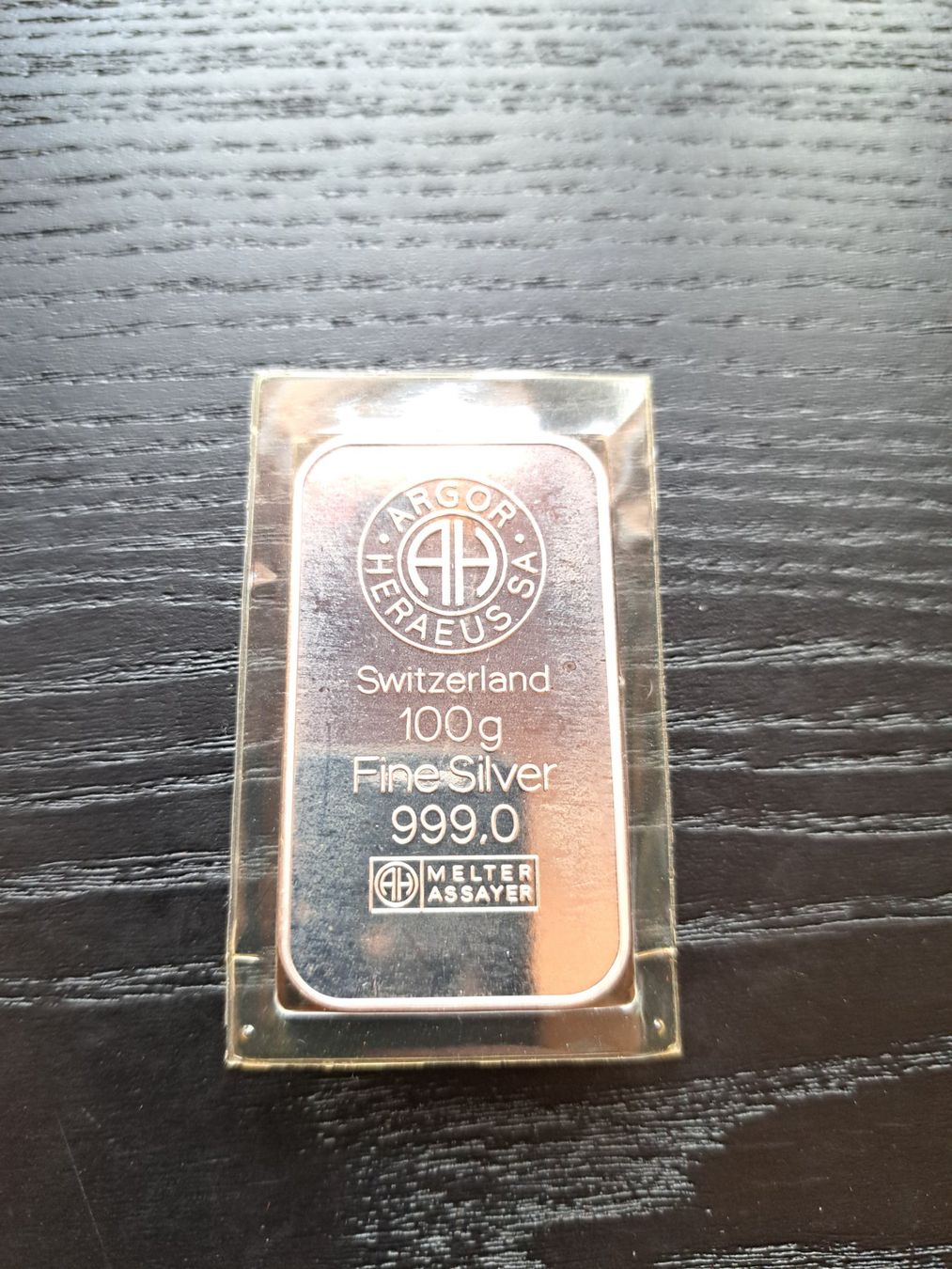 100g Silber Barren ARGOR HERAEUS SA (Gebraucht) in Grindelwald für CHF ...