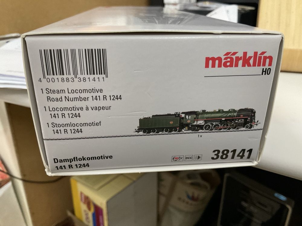 Märklin 38141 Dampflokomotive 141 R 1244, mfx,NEU (Neu und ...
