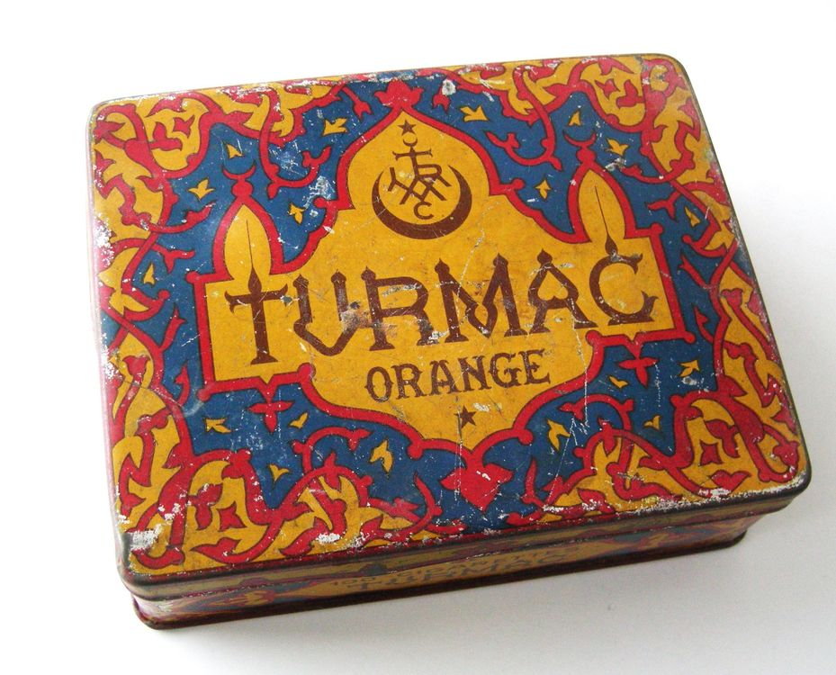 antike Blechdose Turmac Orange 100 Cigarettes | Kaufen auf Ricardo