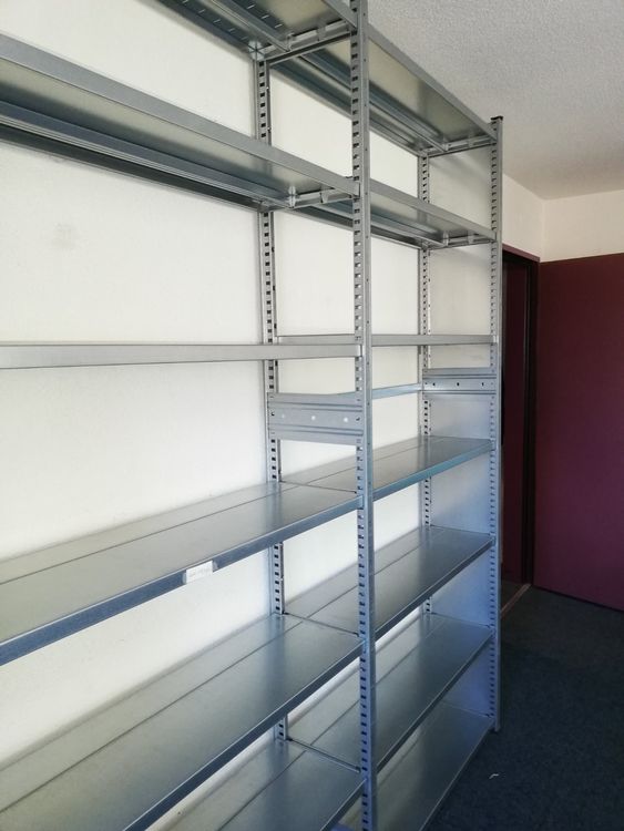 Errex Gestell - Metall, Höhe 200 cm, Tiefe 30 cm, 6 Tablare (Gebraucht ...