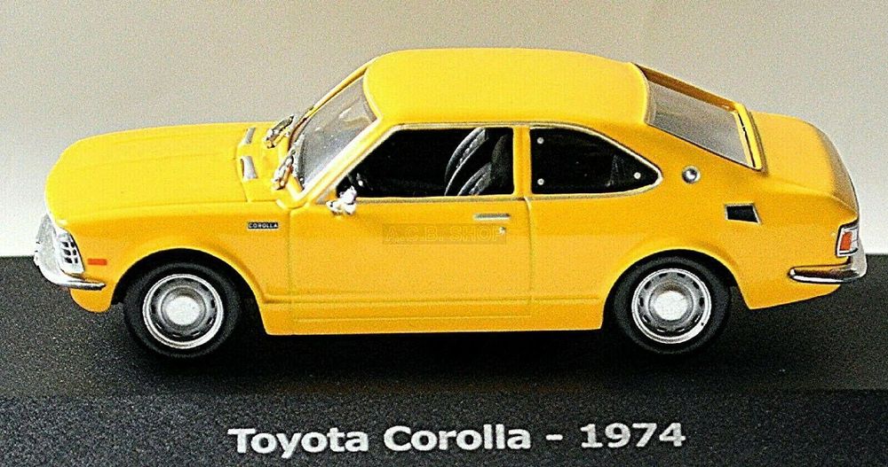 Toyota Corolla Coupé E20 1970-1974 gelb 1:43 von Atlas/IXO (Neu (gemäss ...