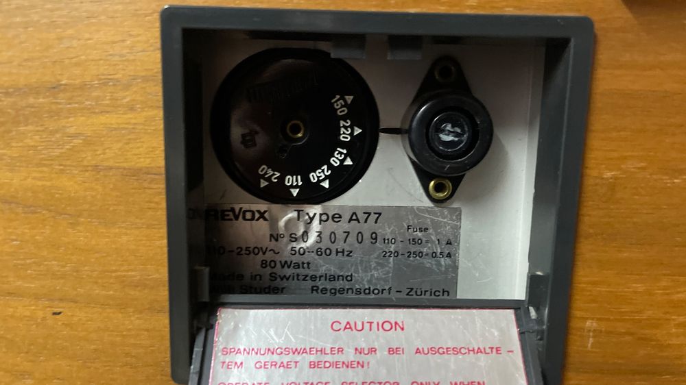Revox A77 MK II Swiss Made | Kaufen auf Ricardo