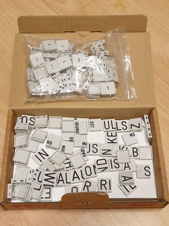 Blindschaltbild-Tafel System "Integra-Signum". Viel Zubehör. (Gebraucht ...