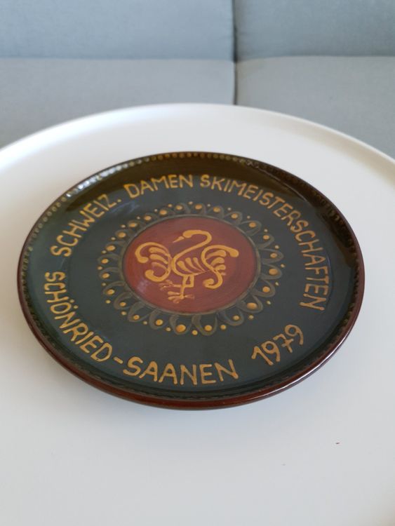 1979 Schönried-Saanen/Schweiz.Damen Skimeisterschaft Teller | Kaufen ...