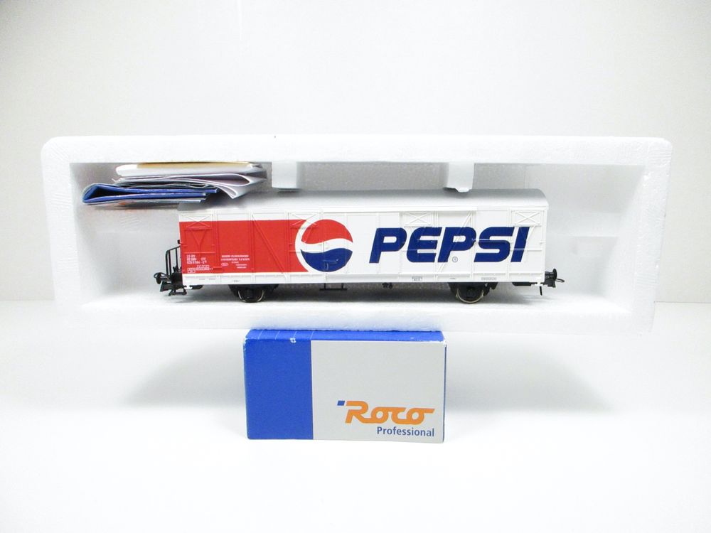 Roco H0 47586 SBB Güterwagen PEPSI COLA (Neu und originalverpackt) in ...
