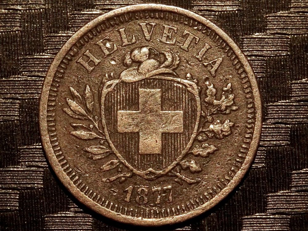 1877 - 1 cts. 0.92 Mio.!!! 1.48gr!! | Kaufen auf Ricardo