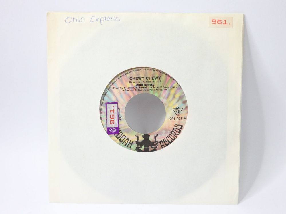 Vinyl Single Ohio Express Chewy Chewy / Firebird jukebox | Kaufen auf ...
