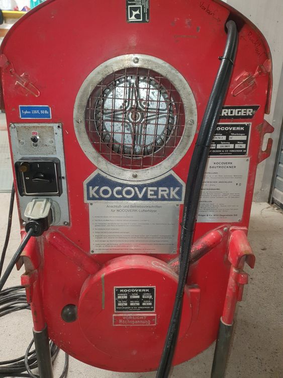 Warmluftofen, Dieselheizung, Bautrockner, Krüger-Kocoverk | Kaufen auf ...