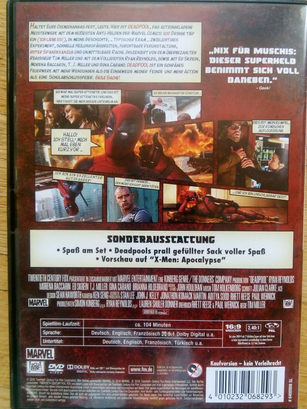 Deadpool (1 & 2) Doppelpack > De-En-Fr u.a.
