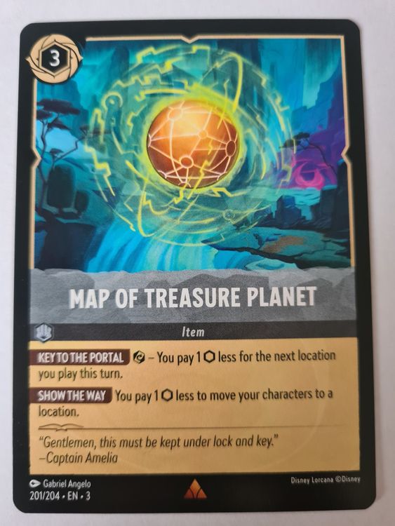 Lorcana, Map of Treasure Planet, 201/204-EN-3 (Neu (gemäss Beschreibung)) in Sachseln für CHF 1 ...