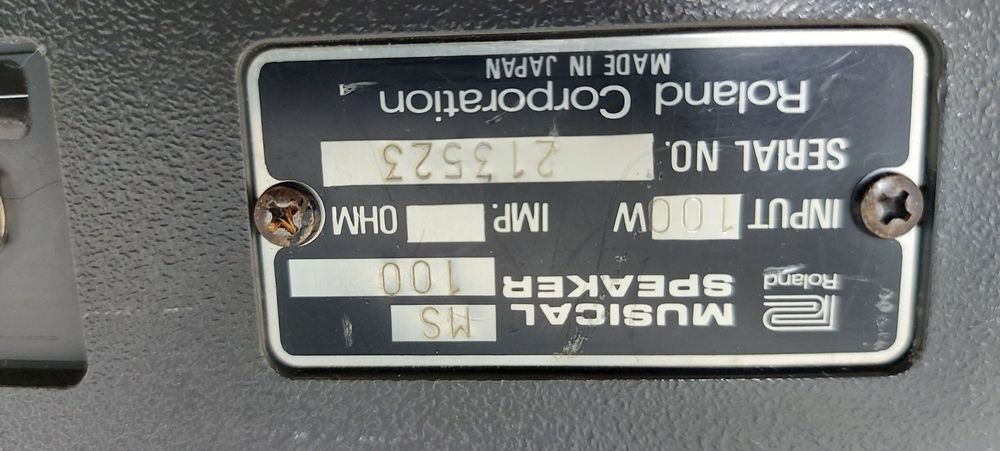 Roland Boss MS-100 Compact Monitor passiv (Gebraucht) in für CHF 79 ...