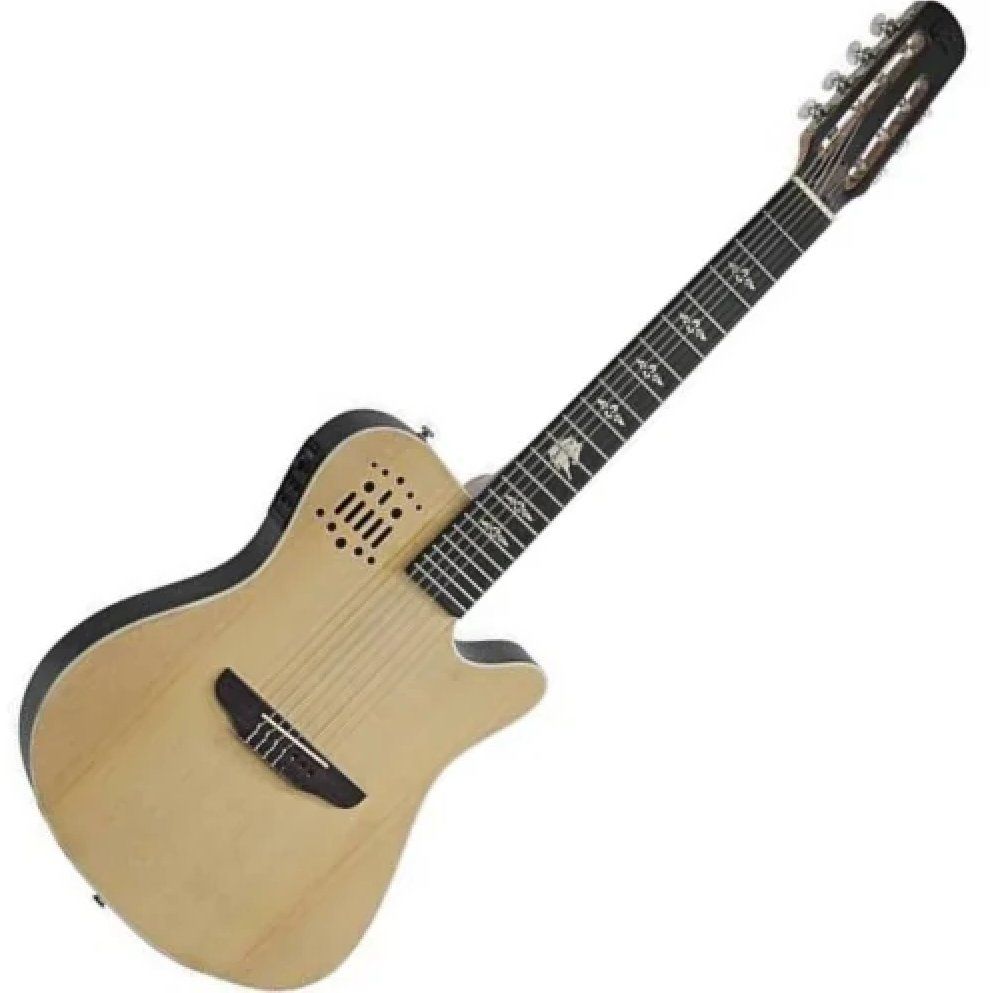 Guitare Marquês à 7 cordes electro-acoustique nylon, Fishman (D ...