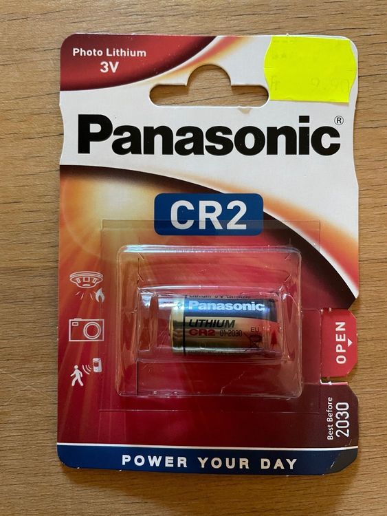 CR2 Batterie Panasonic Lithium 3V (Neu und originalverpackt) in Zürich für CHF 2.5 – mit ...