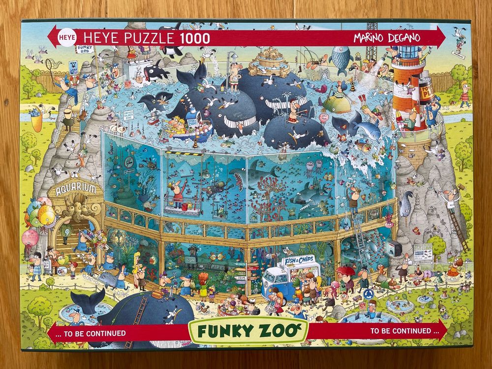 Heye Puzzle 1000 Teile Funky Zoo Ocean Habitat (Gebraucht) in ...