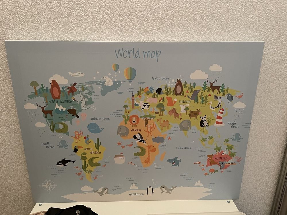 Kinder-Bild „world map“ (Gebraucht) in für CHF 10 – mit Lieferung auf ...