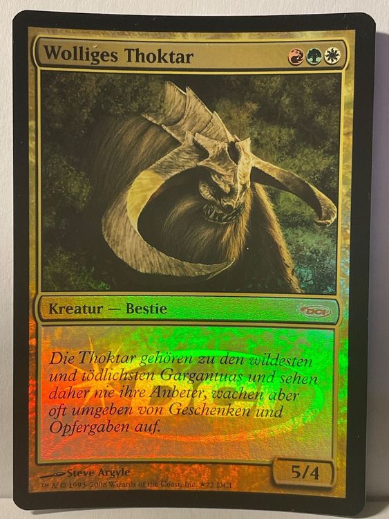 Magic The Gathering - Wolliges Thoktar (Promo) (Gebraucht) in Reinach ...