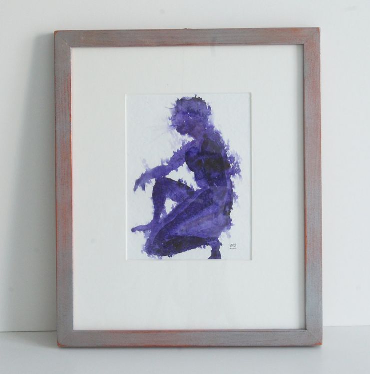 kl. Gemälde: Violet man (Neu (gemäss Beschreibung)) in Fribourg für CHF ...