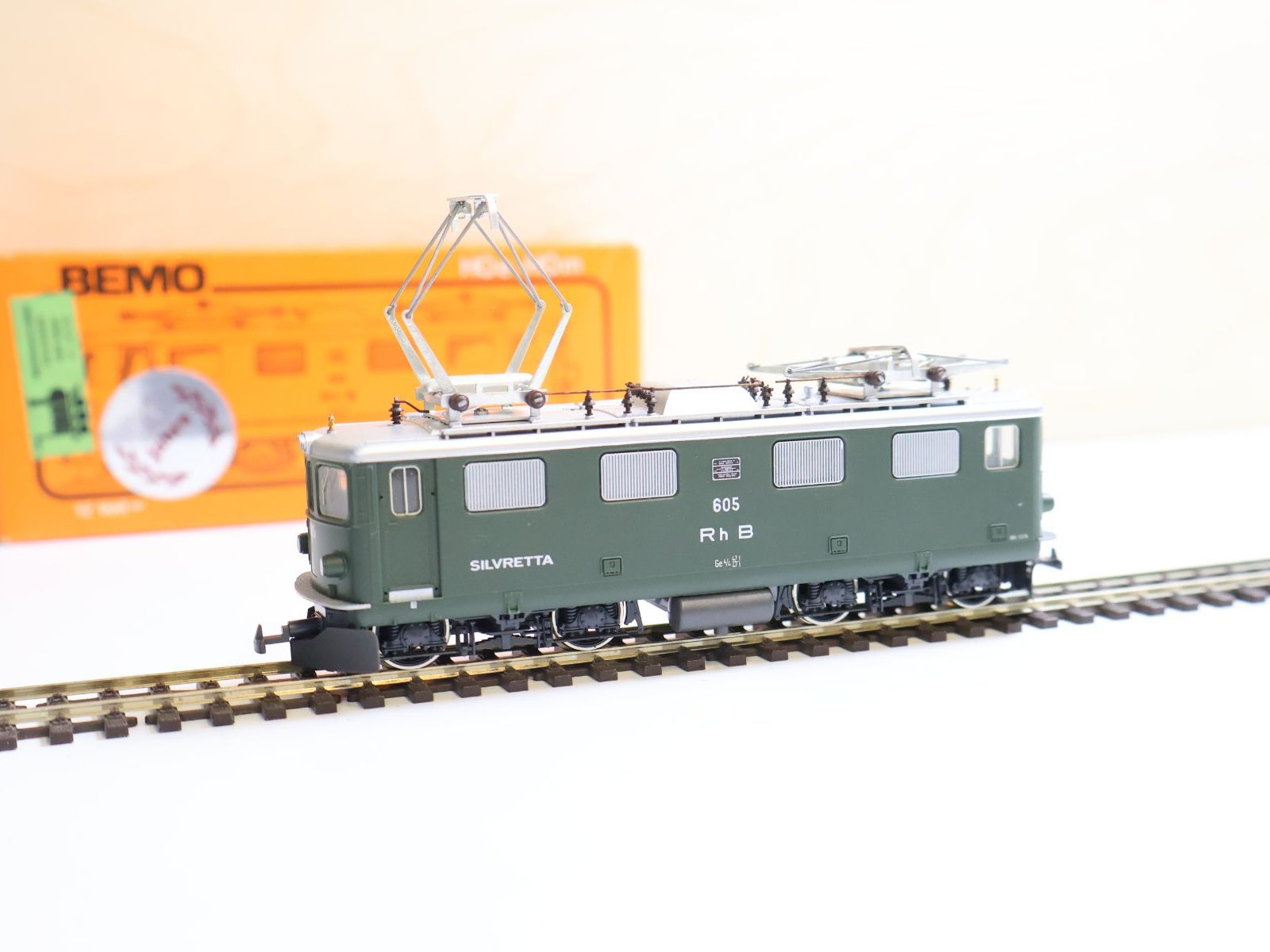 BEMO RhB E-Lok Ge 4/4 - H0m Silvretta (Defekt) in Winterthur für CHF 75 ...