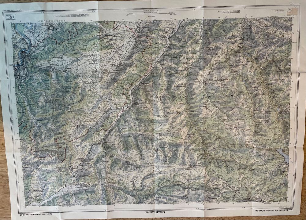 Landeskarten der Schweiz 1:50000, komplett (Gebraucht) in für CHF 35 ...