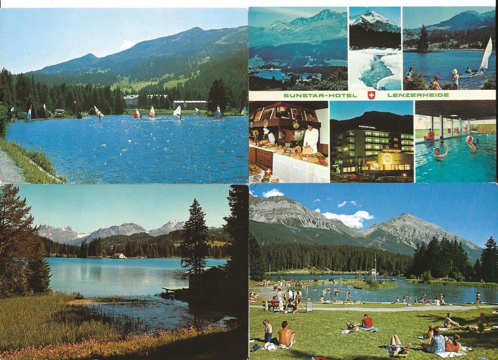 Lenzerheide GR Lot 2 14 AK ab ca.1970 alle gut erhalten (Gebraucht) in Ennetmoos für CHF 8 – mit ...