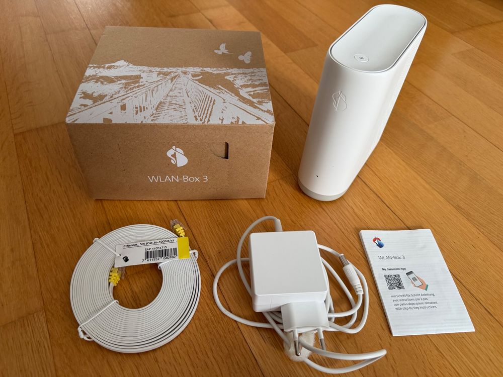 Swisscom WLAN-Box 3 inkl. Netzteil & Kabel (Gebraucht) in Zürich für ...