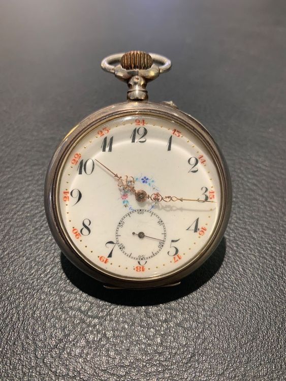 Mechanische Handaufzug Taschenuhr aus 800 Silber (Gebraucht) in Zürich ...