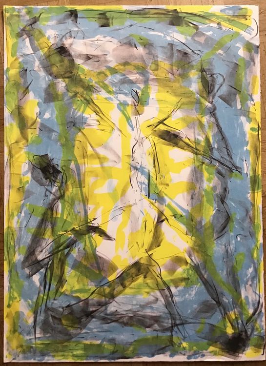 Sehr Interessante Grosse Lithographie Unleserlich Signiert (Gebraucht) in Root für CHF 30 – mit ...